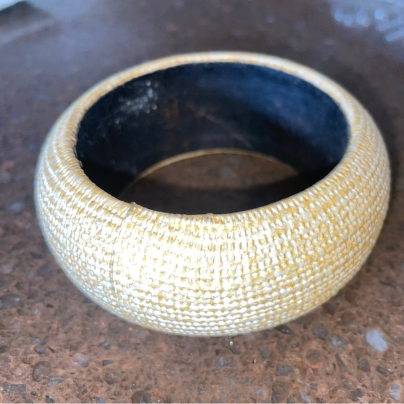 Jewelry | Preowned Cream Pastel Yellow Arm Candy | Poshmark